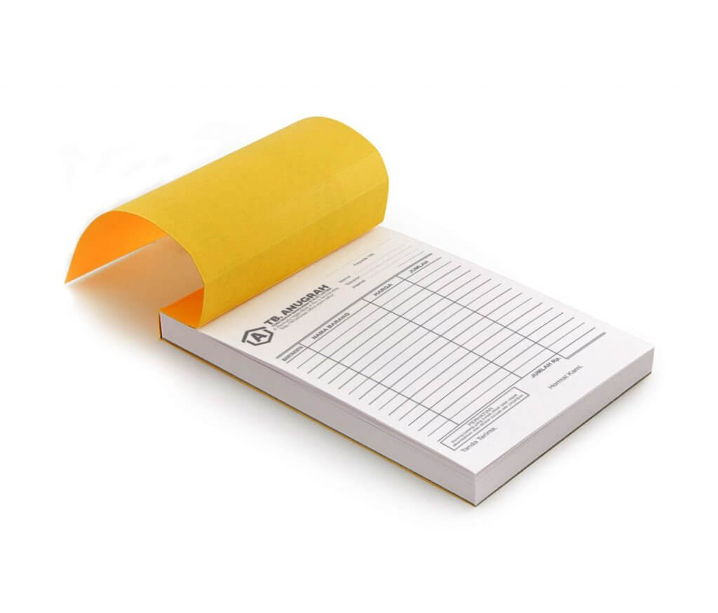 Nota 3 Ply - Percetakan Undangan Pernikahan Souvenir Semarang